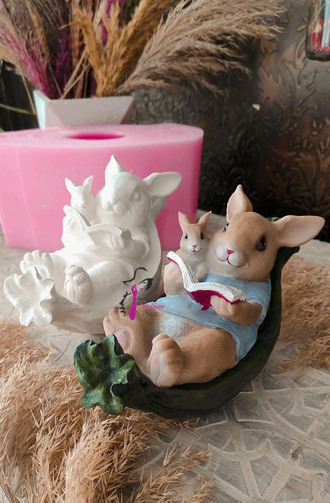 SALINCAKTA TAVSAN VE YAVRUSU SİLİKON KALIBI – SusluMuSuslu